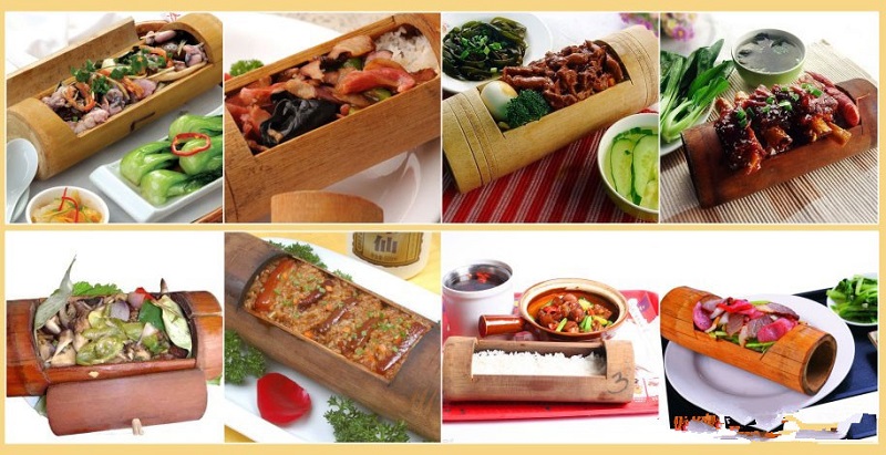 Rice Cooked in Bamboo Tubes-Best china Tours service_chinatoursnet.com